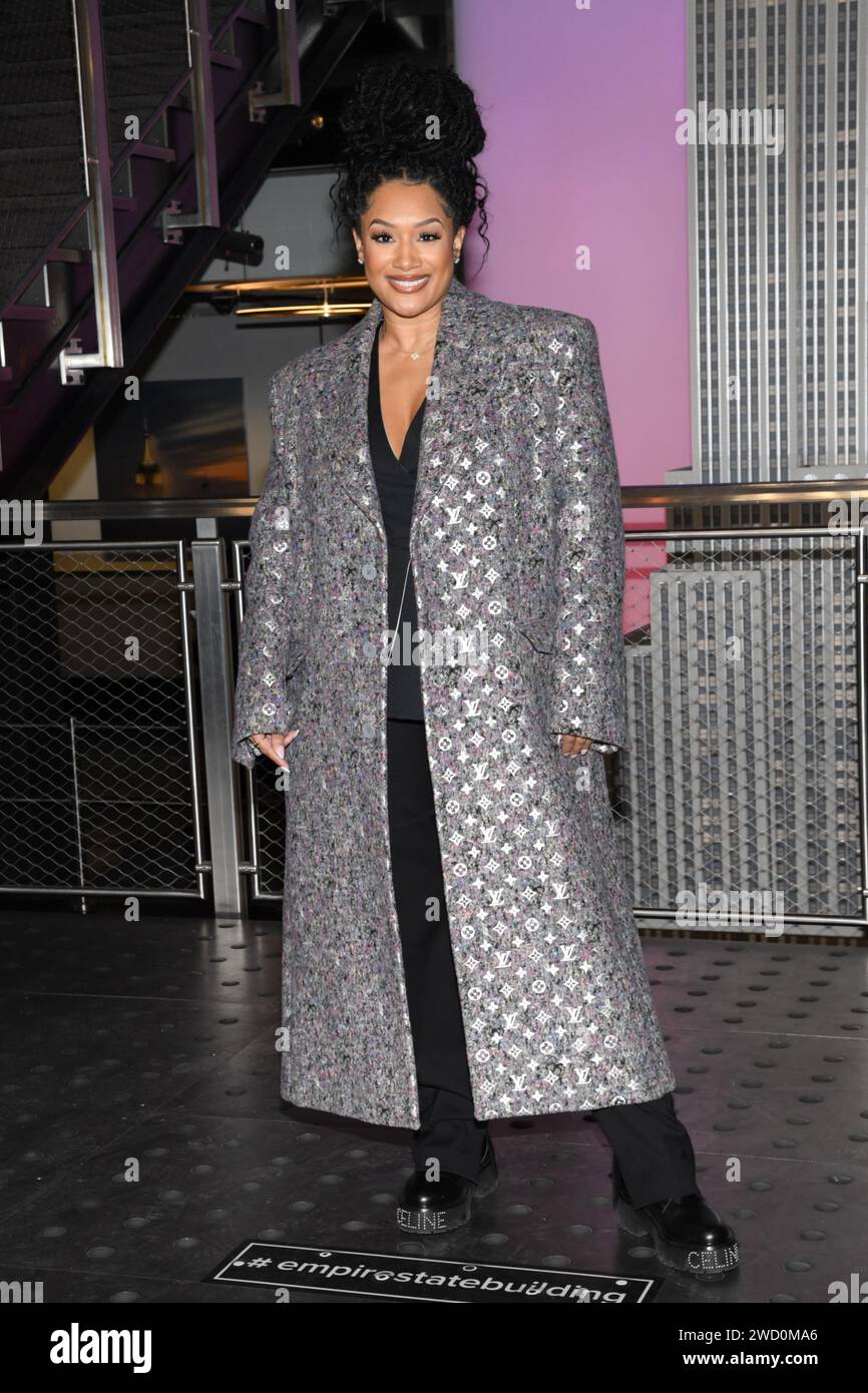 New York, USA. 17th Jan, 2024. Crystal Renee Hayslett from the cast of ...