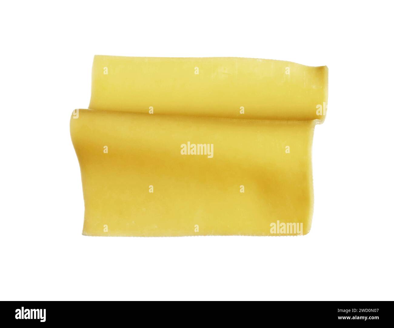 Slice of tasty cheese isolated on white Stock Photo - Alamy