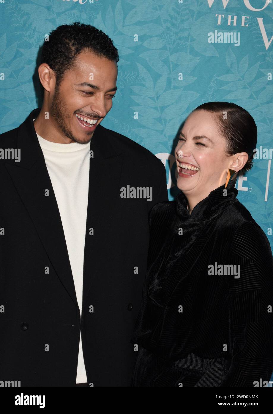 New York, NY, USA. 17th Jan, 2024. Daryl McCormack and Ruth Wilson at ...