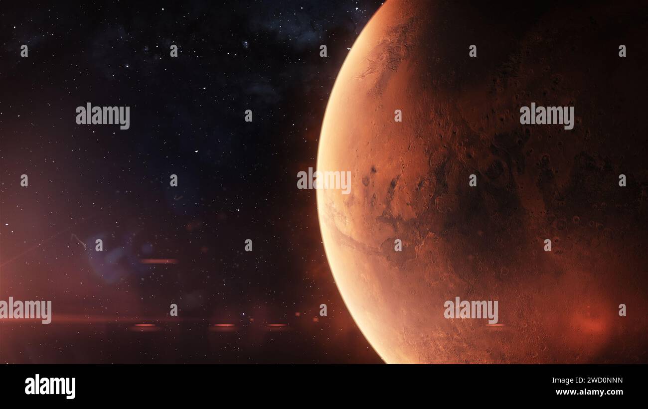 Planet solar system martian hi-res stock photography and images - Alamy