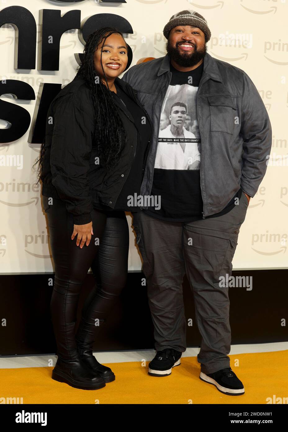 London, UK. 17th Jan, 2024. Tara Thorpe and Adrian Thorpe attend the Mr ...