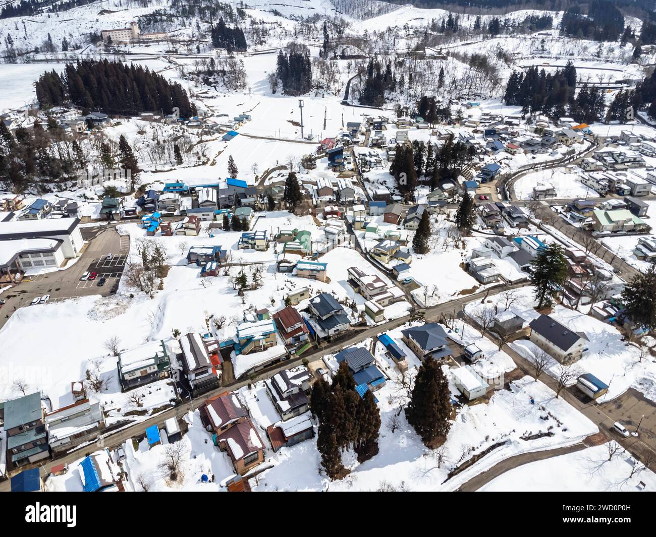 Akita city aerial hi-res stock photography and images - Alamy