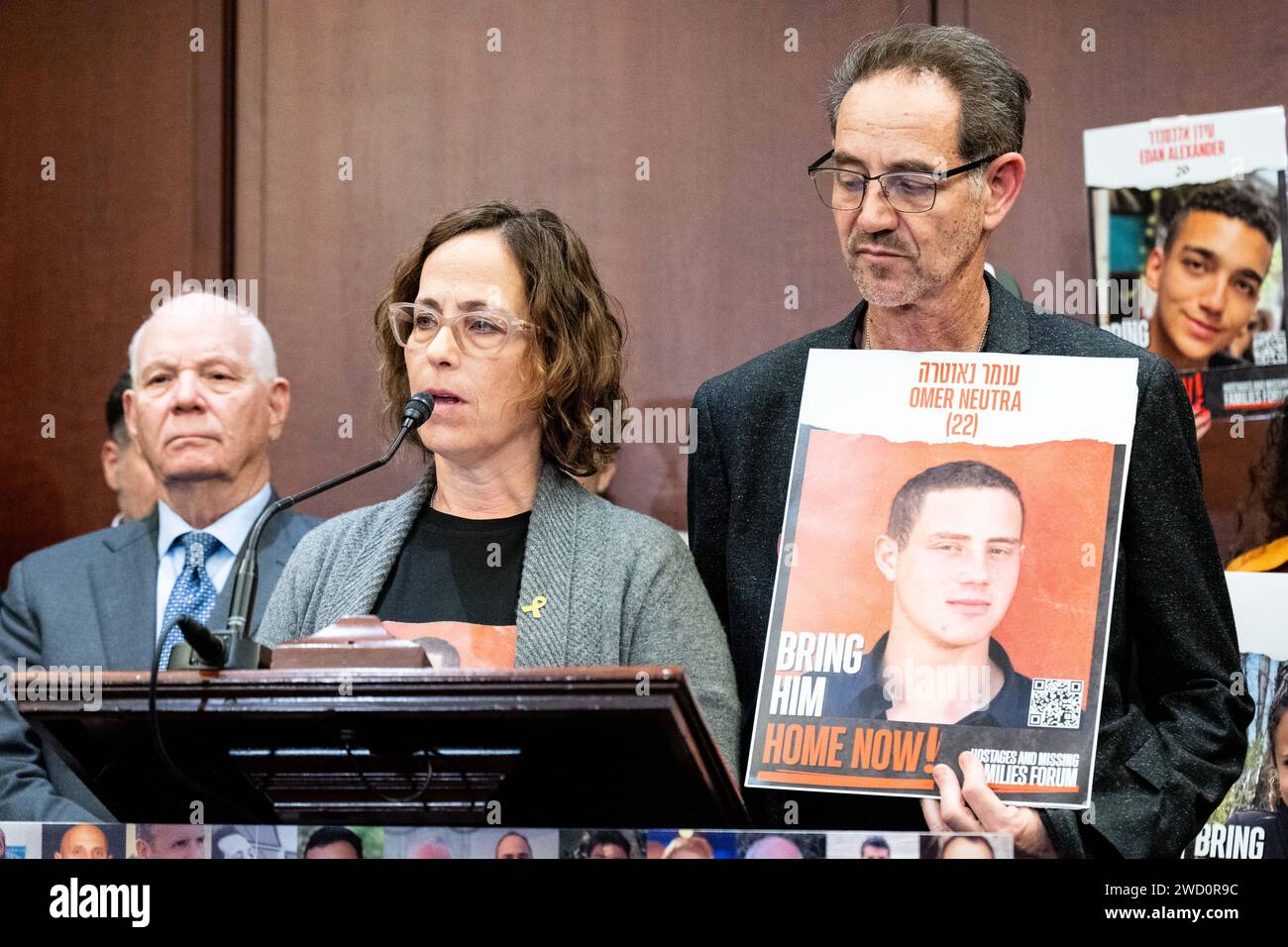 Washington, United States. 17th Jan, 2024. Orna Neutra, Hamas hostage ...