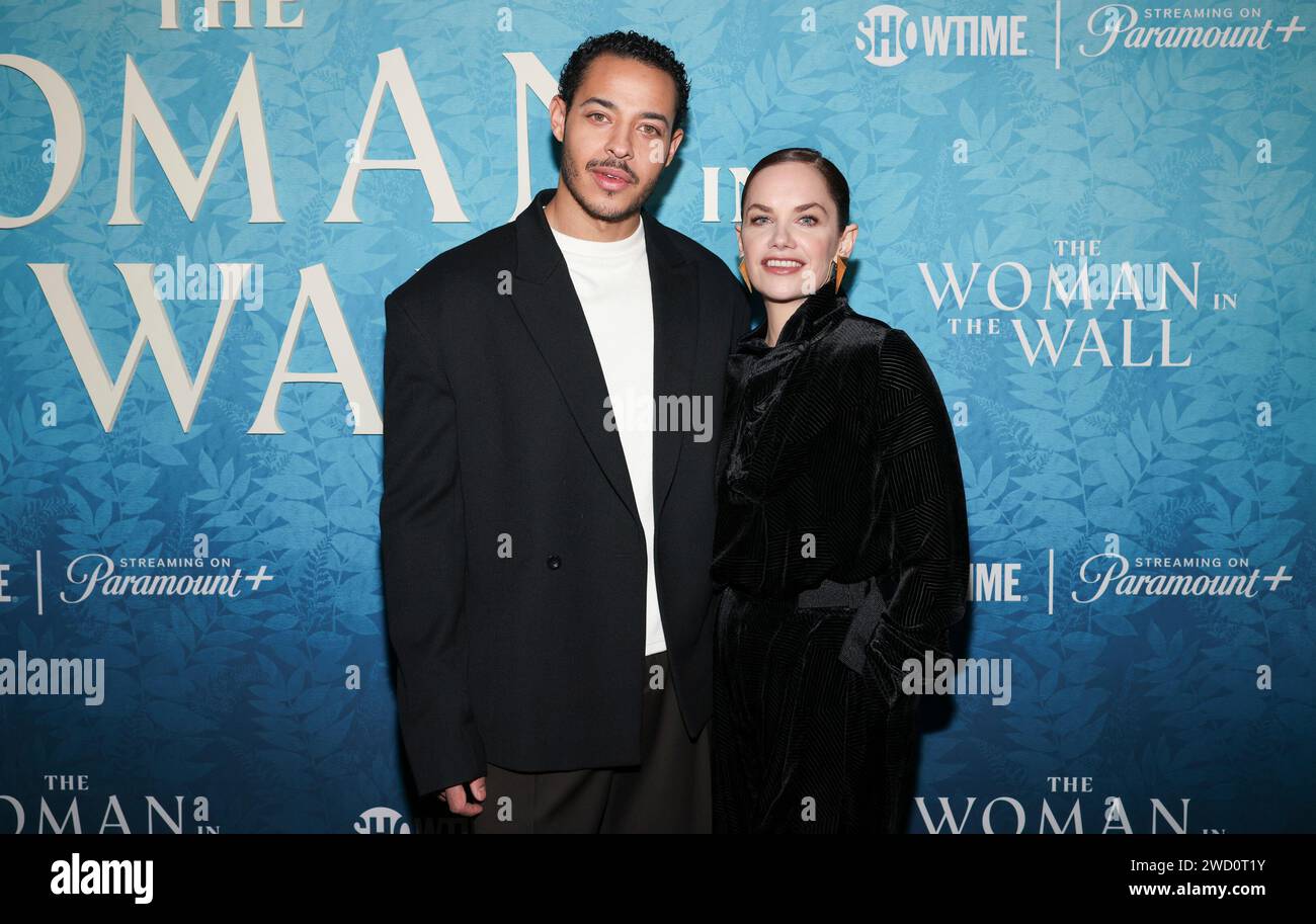 Daryl McCormack, from left and Ruth Wilson attend the premiere of "The ...