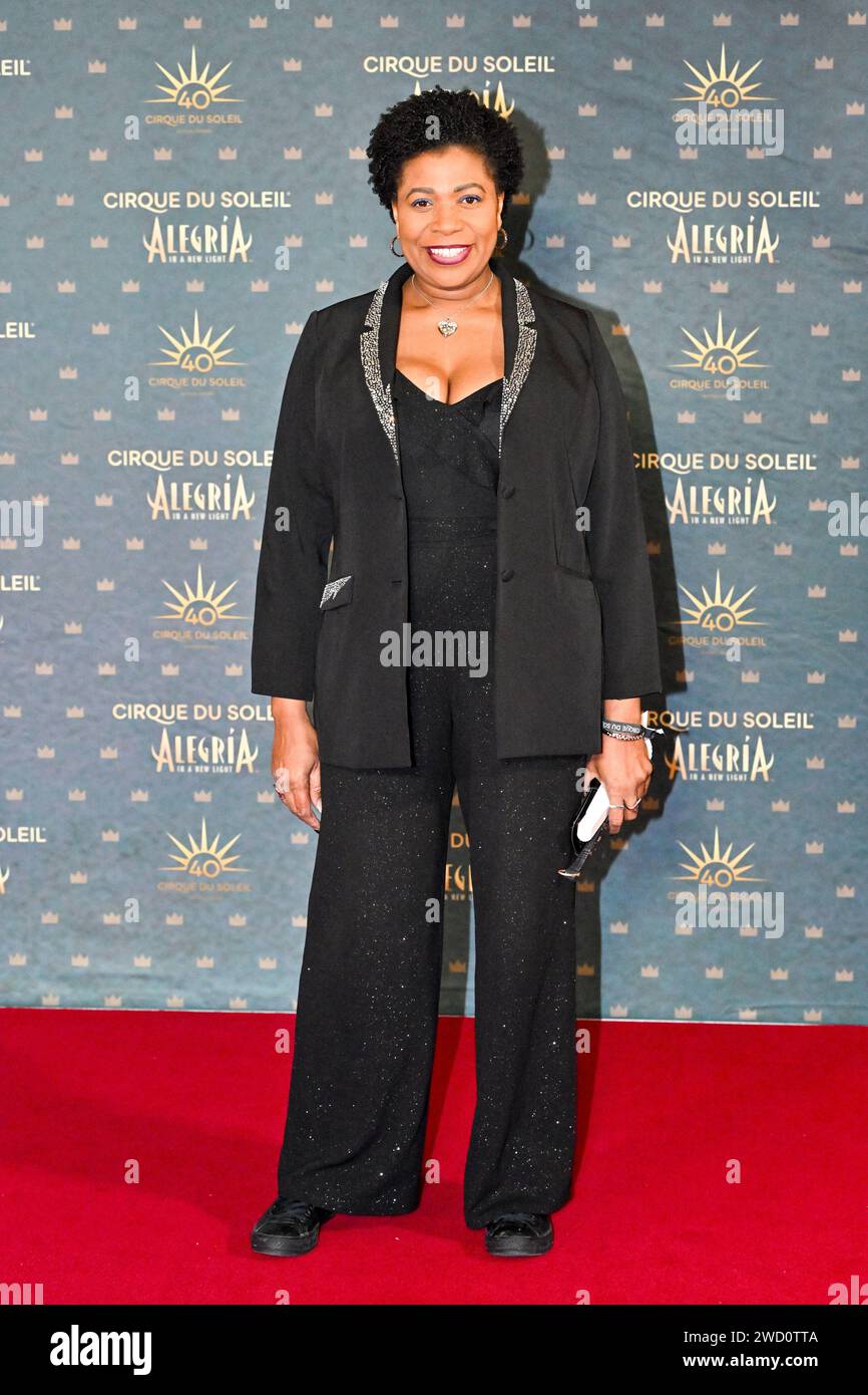 London, UK. 17th Jan, 2024. Brenda Edwards on the Red Carpet arrivals ...
