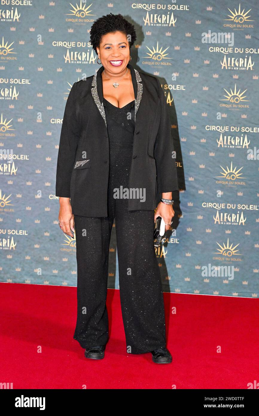 London, UK. 17th Jan, 2024. Brenda Edwards on the Red Carpet arrivals ...