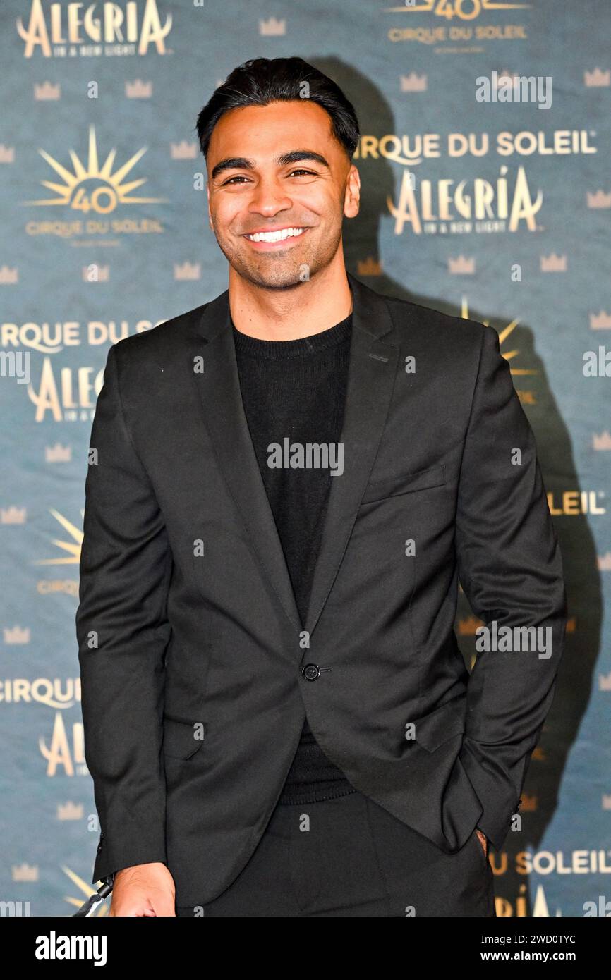 London, UK. 17th Jan, 2024. Nas Majeed on the Red Carpet arrivals for ...