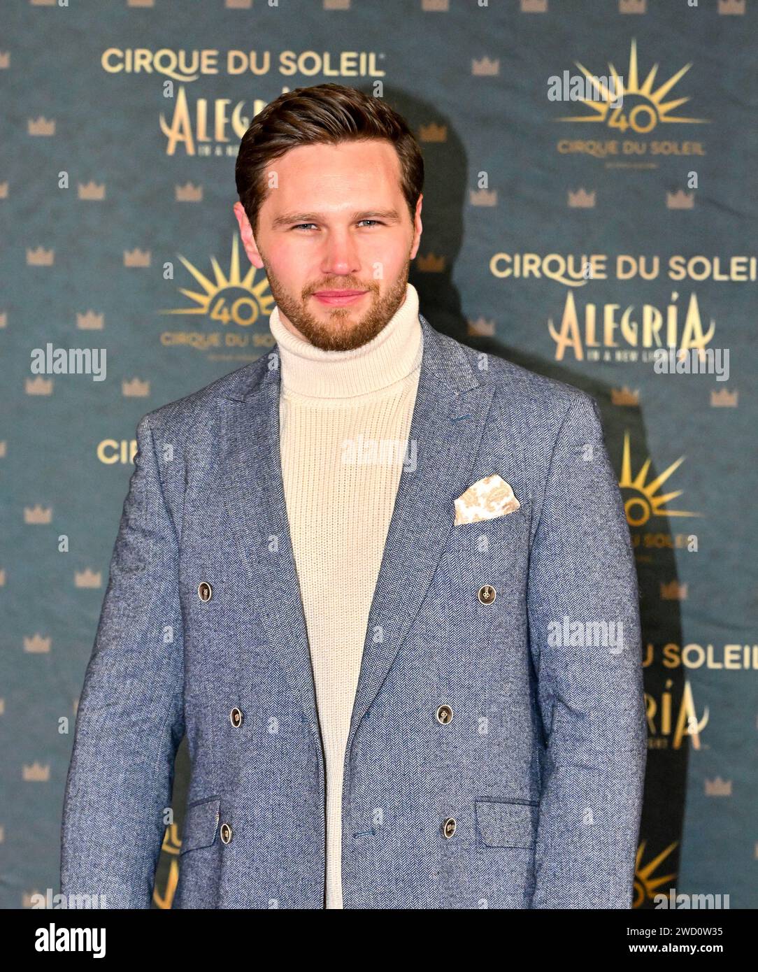 London, UK. 17th Jan, 2024. Danny Walters on the Red Carpet arrivals ...