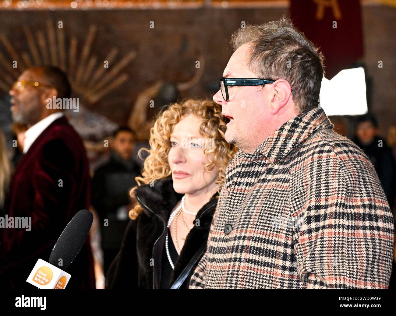 London, UK. 17th Jan, 2024. Alan Carr on the Red Carpet arrivals for ...