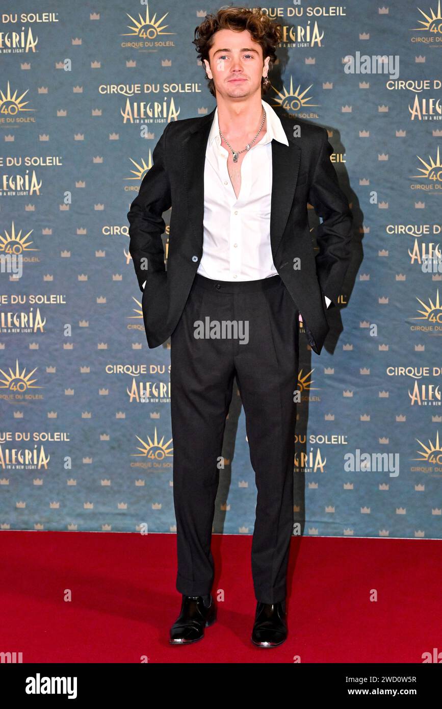 London, UK. 17th Jan, 2024. Henry Rowley on the Red Carpet arrivals for ...