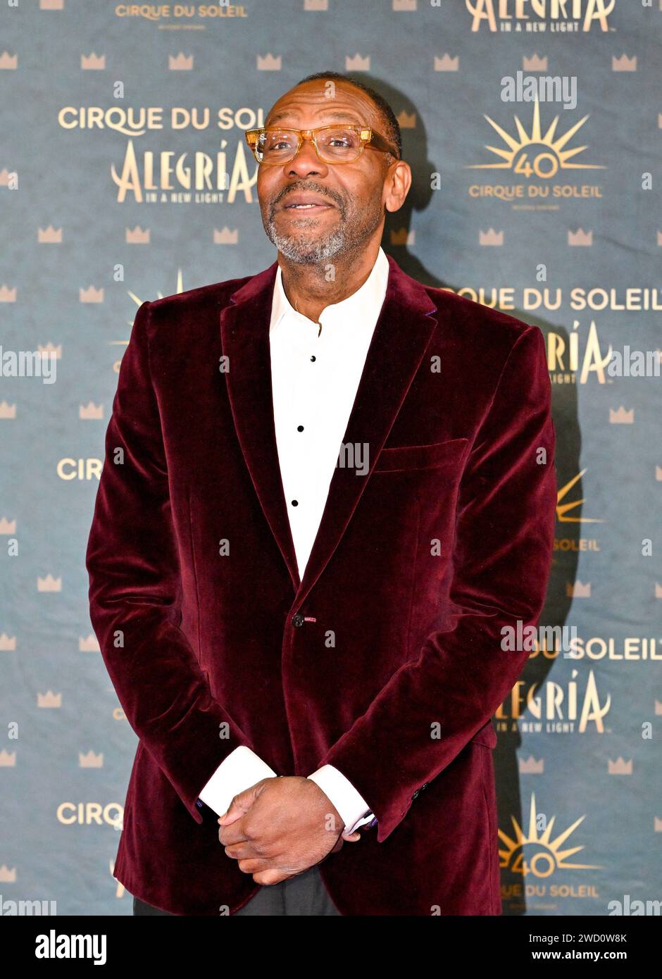 London, UK. 17th Jan, 2024. Sir Lenny Henry on the Red Carpet arrivals ...