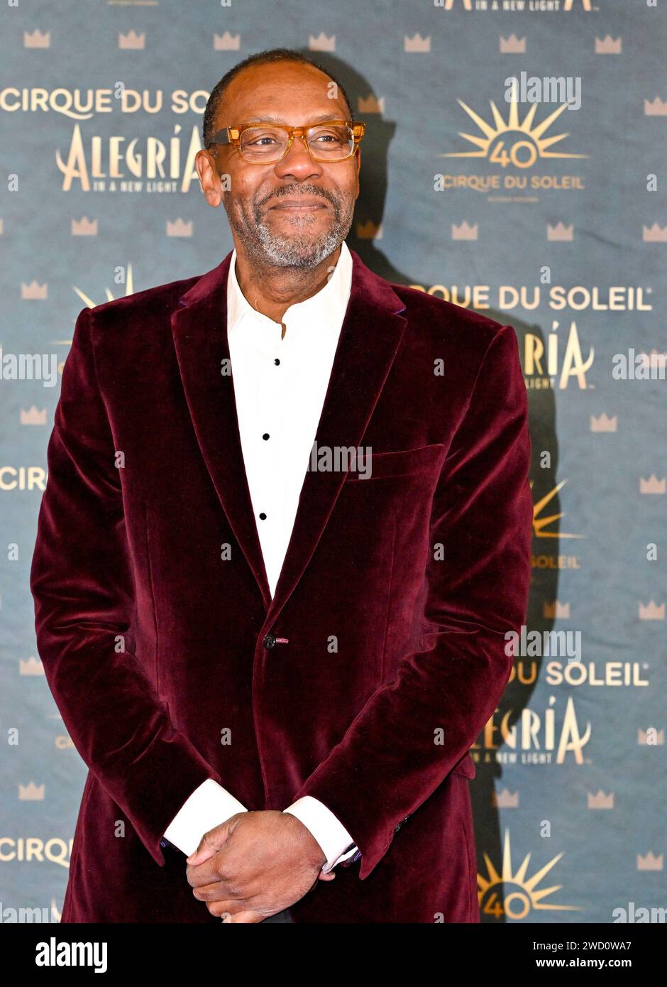 London, UK. 17th Jan, 2024. Sir Lenny Henry on the Red Carpet arrivals ...