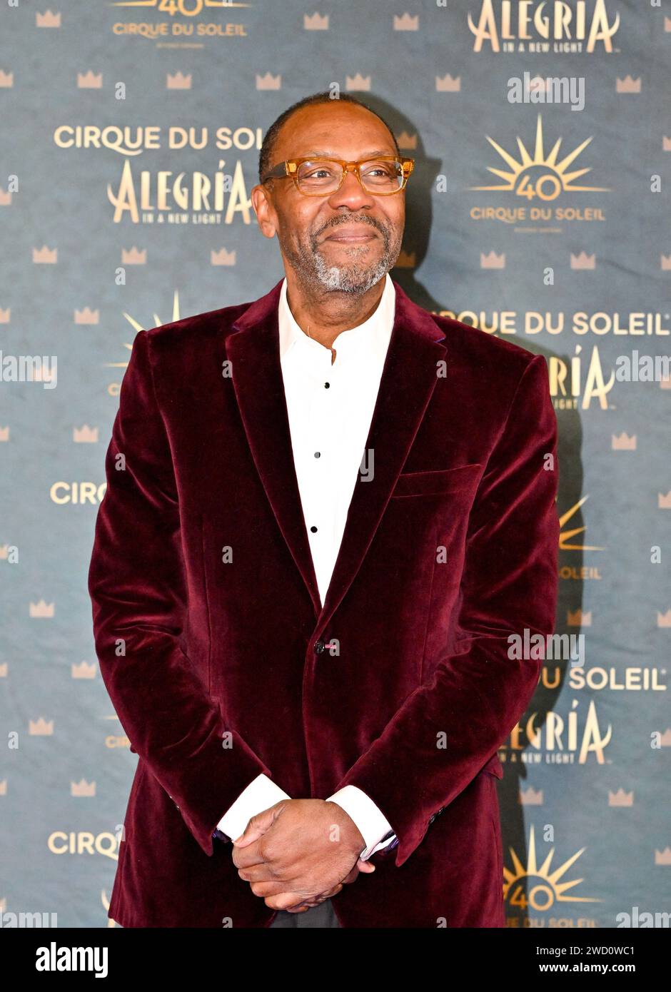 London, UK. 17th Jan, 2024. Sir Lenny Henry on the Red Carpet arrivals ...