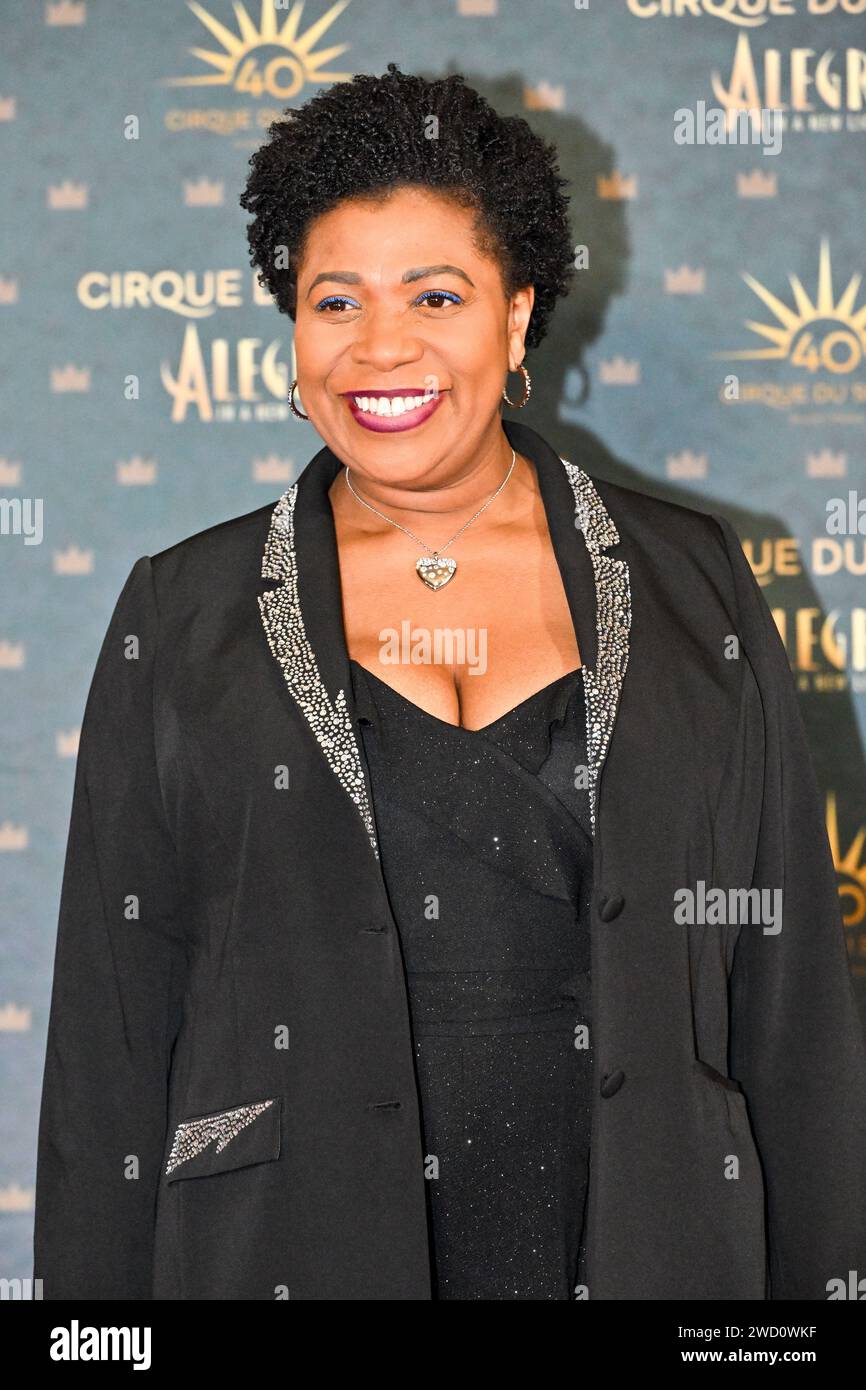 London, UK. 17th Jan, 2024. Brenda Edwards on the Red Carpet arrivals ...