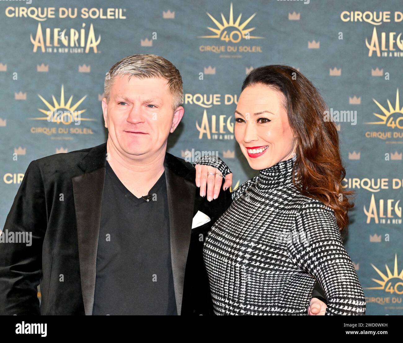 London, UK. 17th Jan, 2024. Ricky Hatton and Robin Johnstone on the Red ...