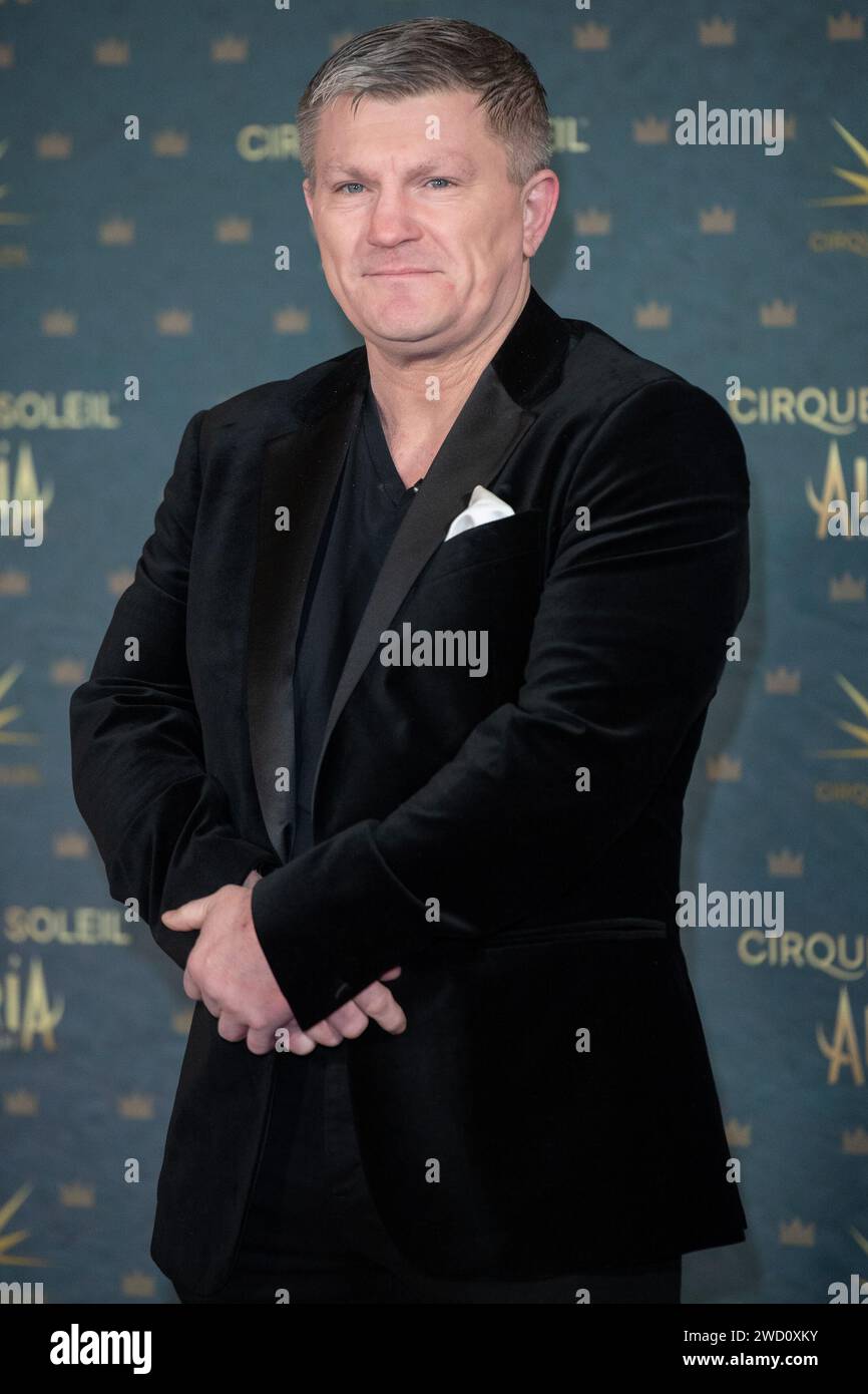 London, UK. 17 Jan, 2024. Pictured: Ricky Hatton attends The European ...