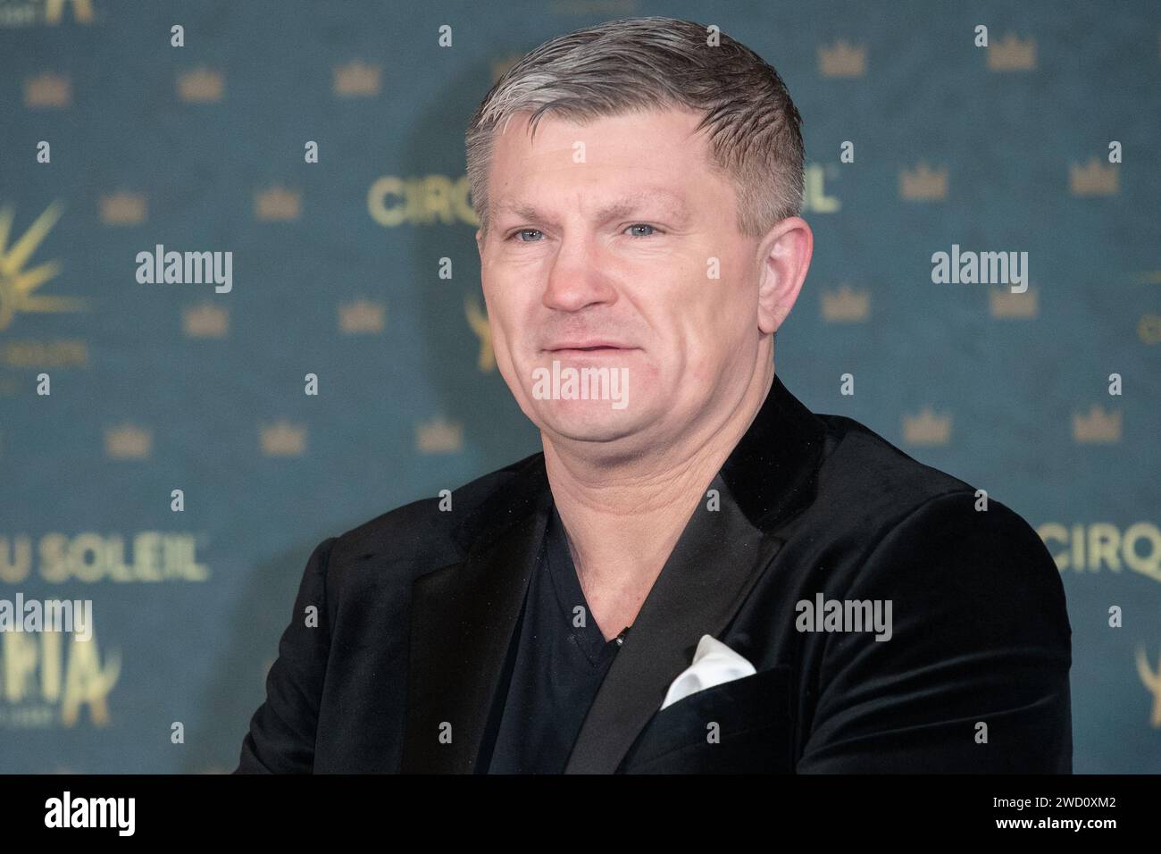 London, UK. 17 Jan, 2024. Pictured: Ricky Hatton attends The European ...