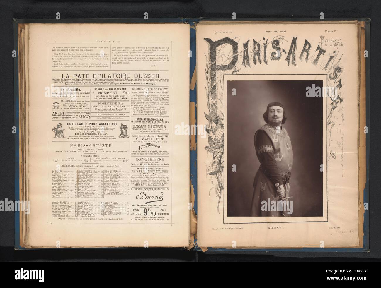 Portrait of an unknown man, Félix Nadar, c. 1880 - c. 1886 ...