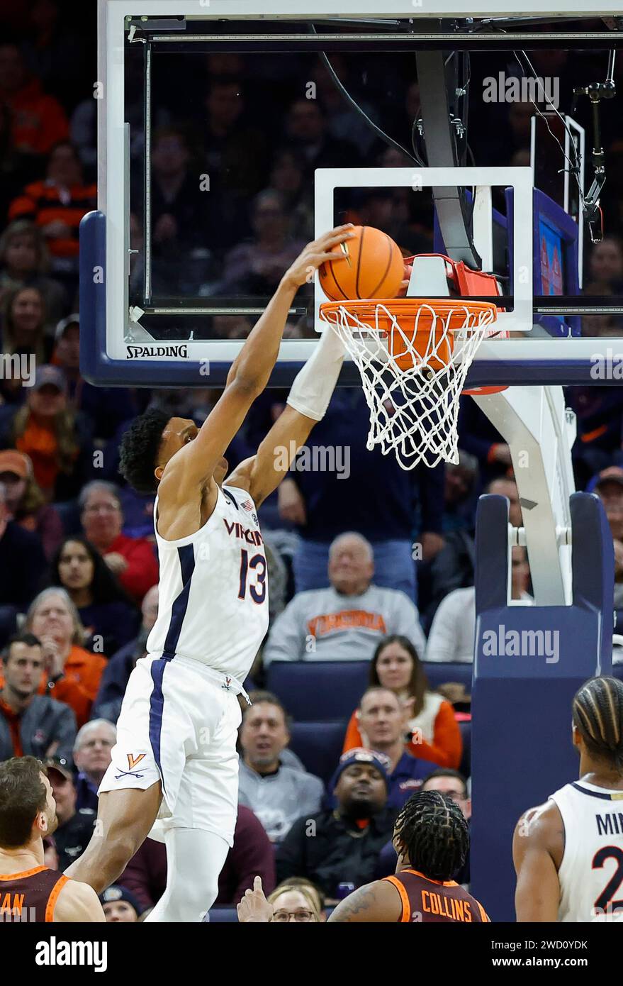 Charlottesville, VA, USA. 17th Jan, 2023. Virginia Cavaliers Guard (13 ...