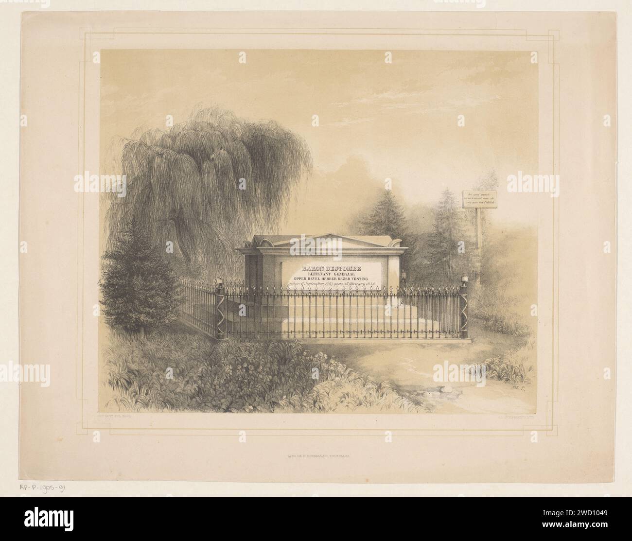 Graftombe by Andries Jan Jacob Baron des Tombe, Alexander Schaepkens ...