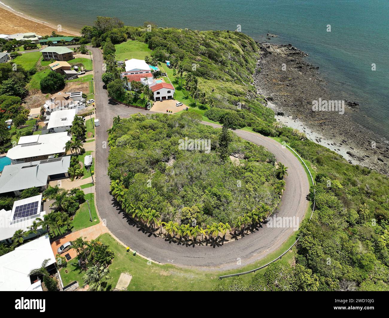 Aerial view tropical countryside homes hi-res stock photography and ...