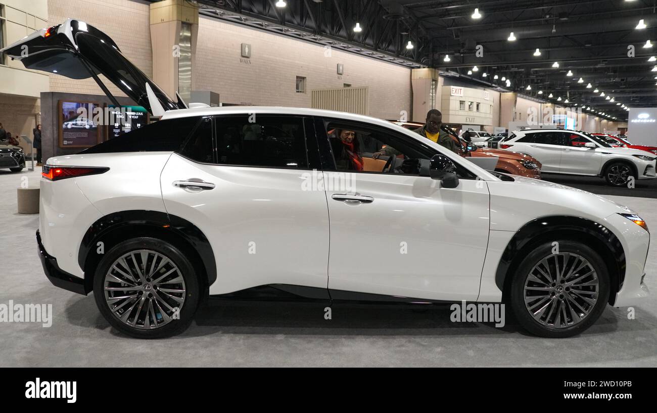 Philadelphia, Pennsylvania, U.S - January 14, 2024 - The side view of ...