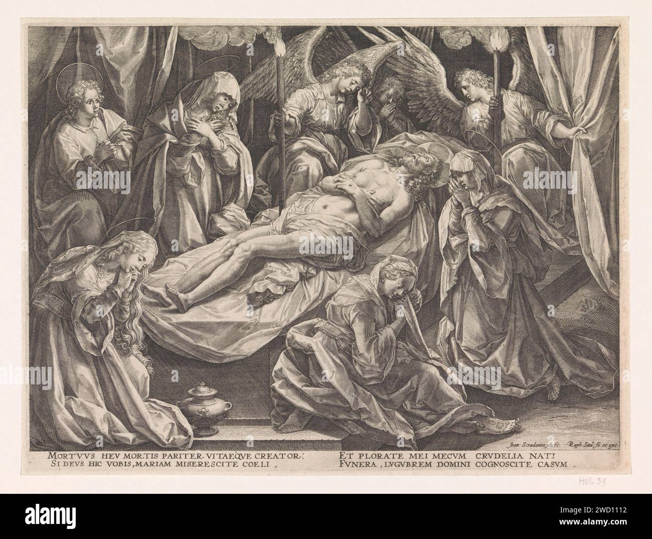 Leef of Christ by Engelen, John the Evangelist and the Three Holy Women ...