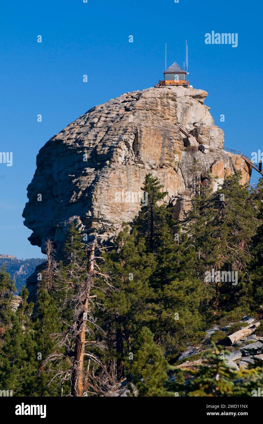Buck Rock Lookout, Sequoia National Monument, California Stock Photo ...