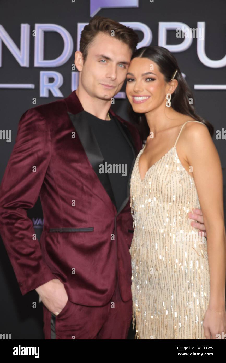 Los Angeles, Ca. 17th Jan, 2024. James Kennedy and Ally Lewber at the ...