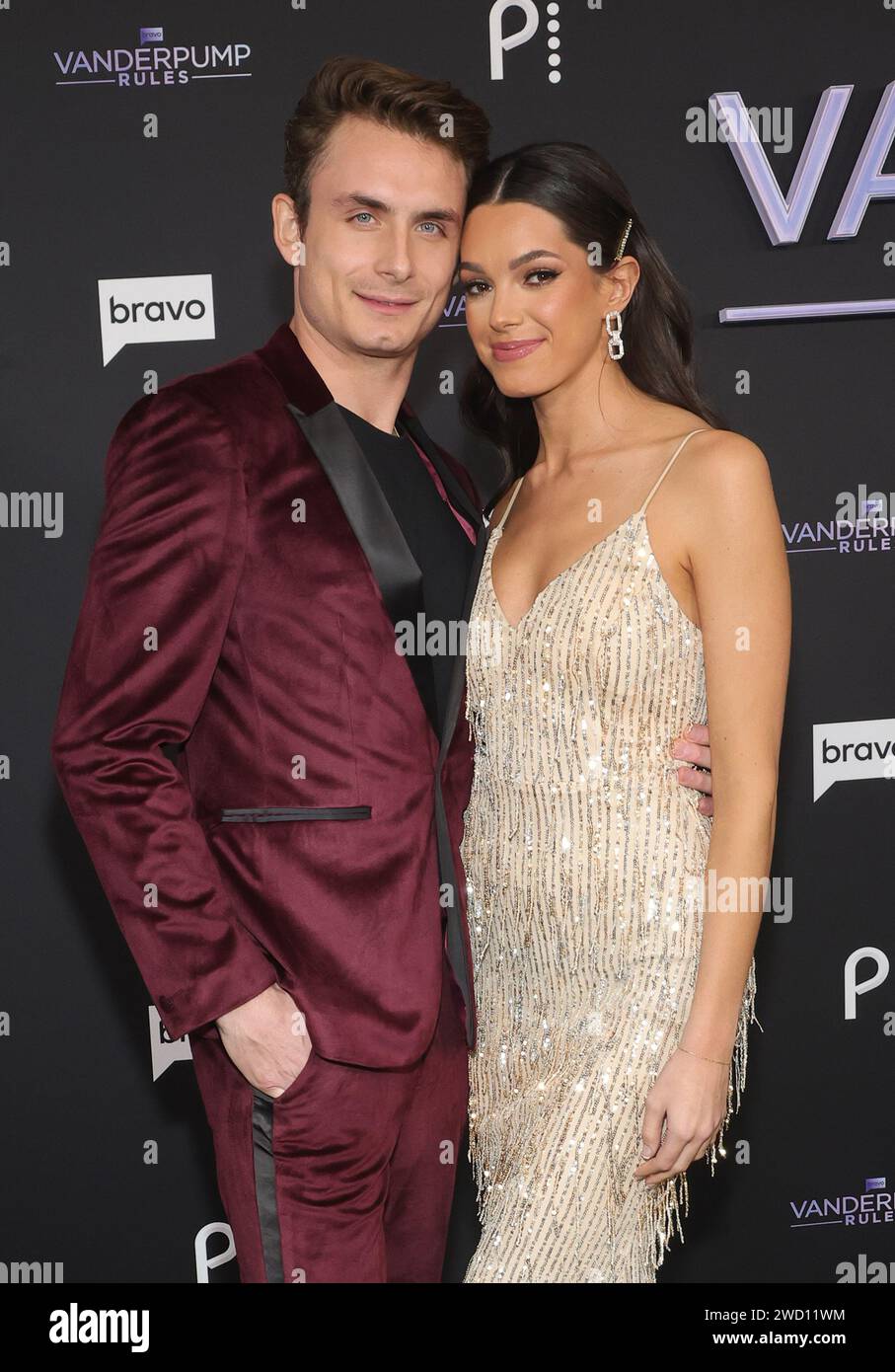 Los Angeles, Ca. 17th Jan, 2024. James Kennedy and Ally Lewber at the ...