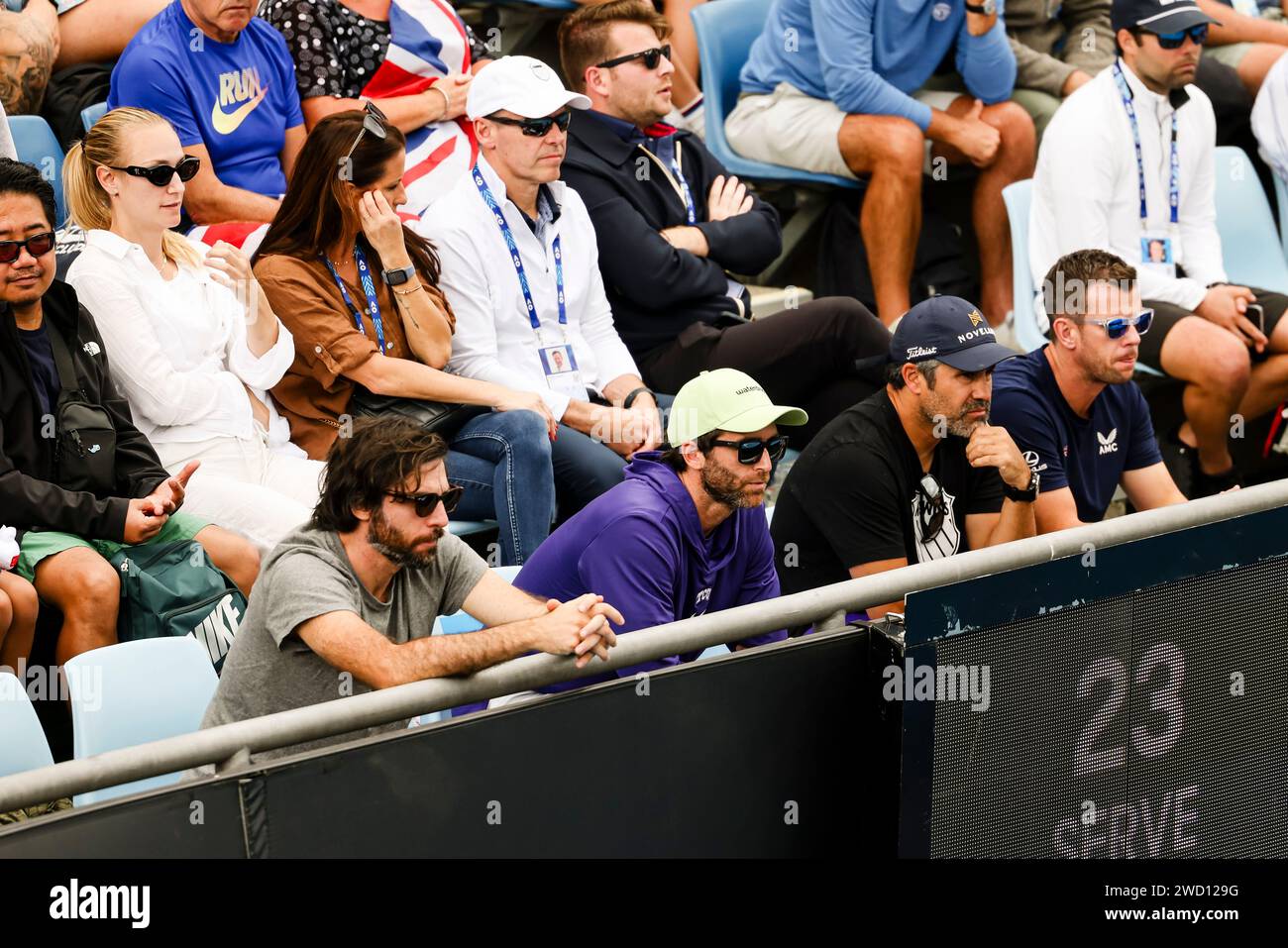 Melbourne, Australia, 18th Jan, 2024. Facundo Lugones (M), coach from ...
