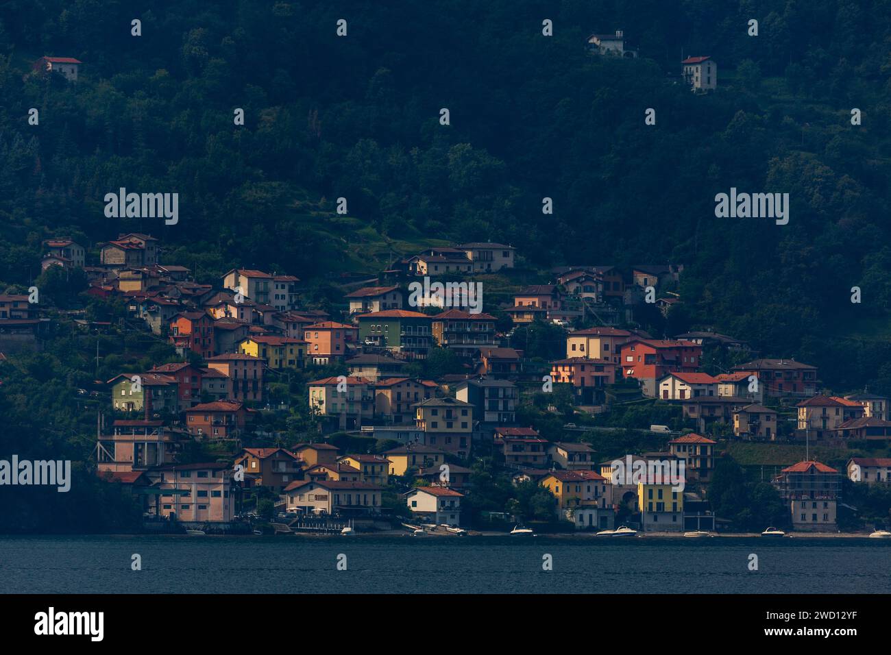 Lezzeno is a hillside village on the shore of Lake Como in Lombardy ...
