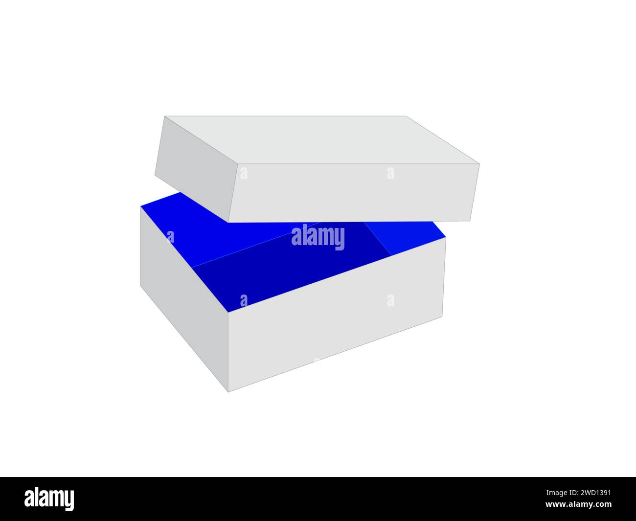 Shoe Box, Rectangle Box, Packaging box, 3d box, Editable Vector File ...