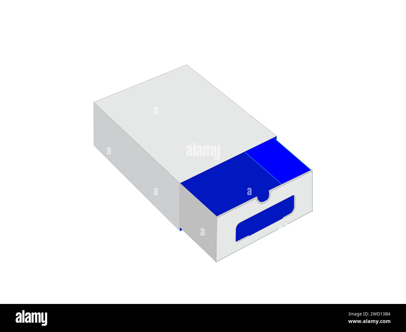 Shoe box vector vectors Cut Out Stock Images & Pictures - Alamy