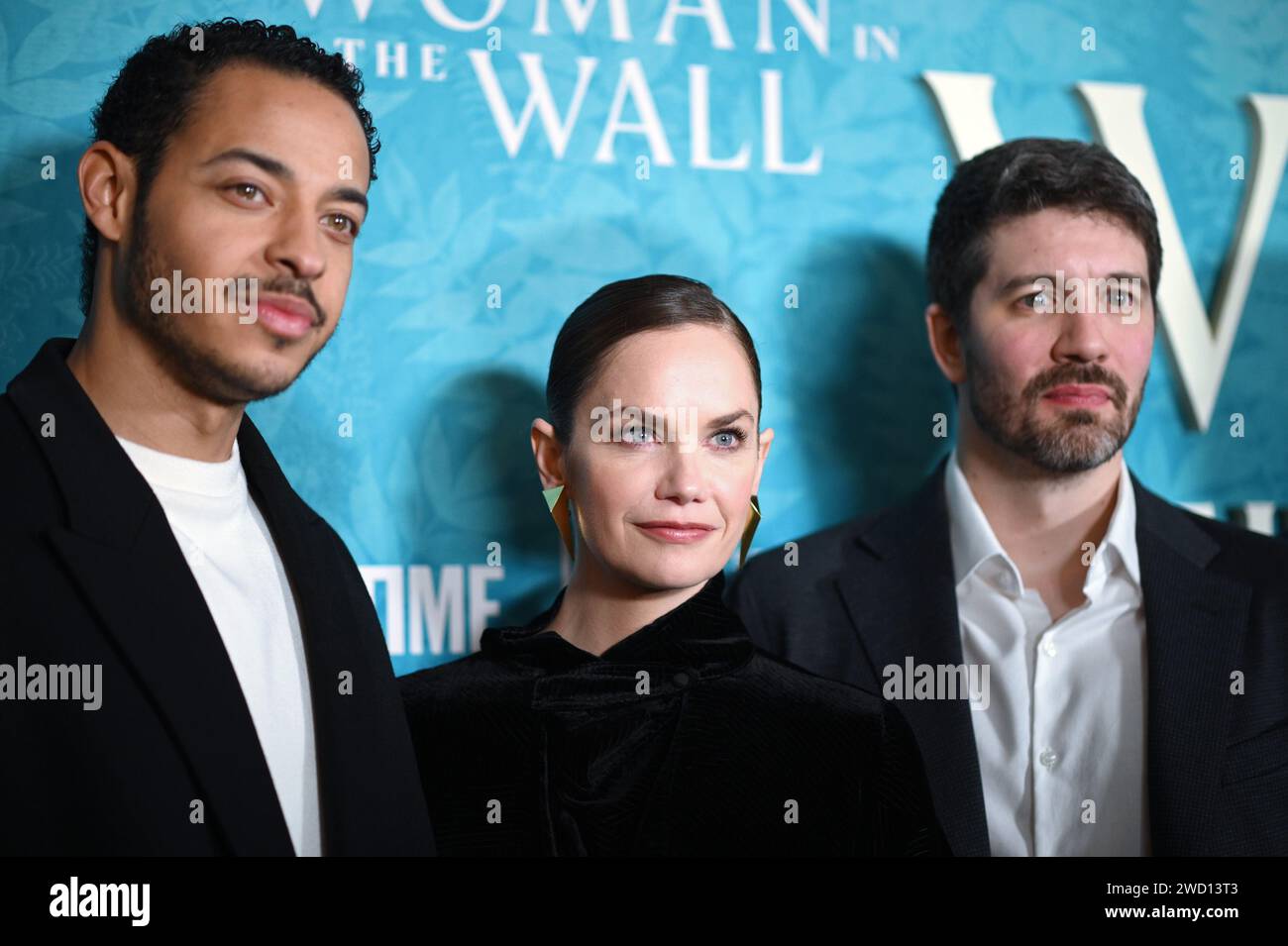 New York, USA. 17th Jan, 2024. (L-R) Daryl McCormack, Ruth Wilson and ...