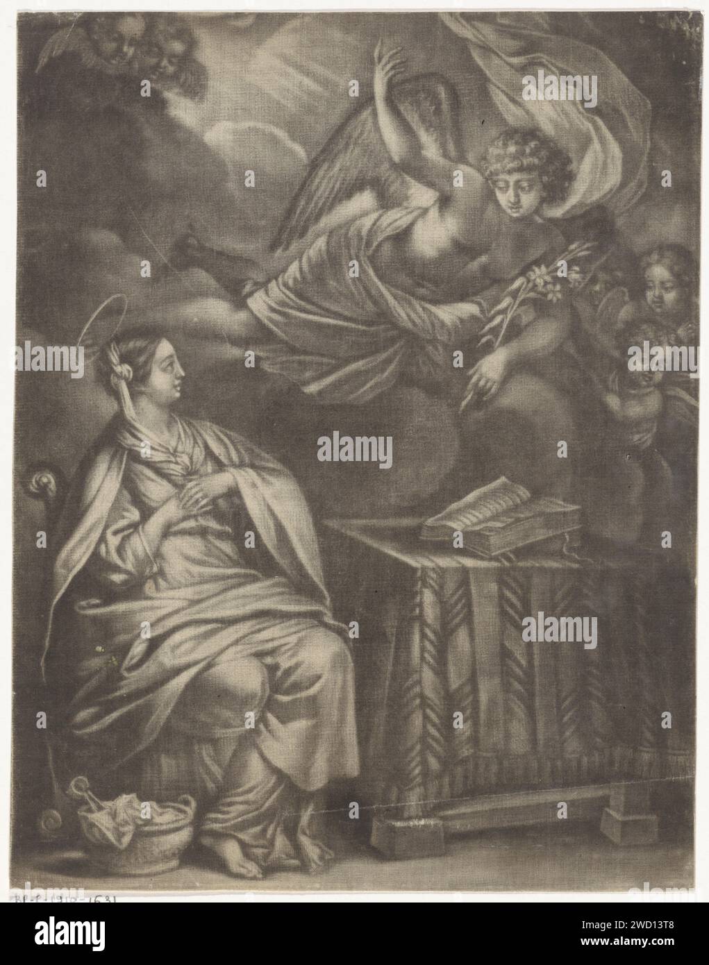 Mary and the angel gabriel hi-res stock photography and images - Alamy