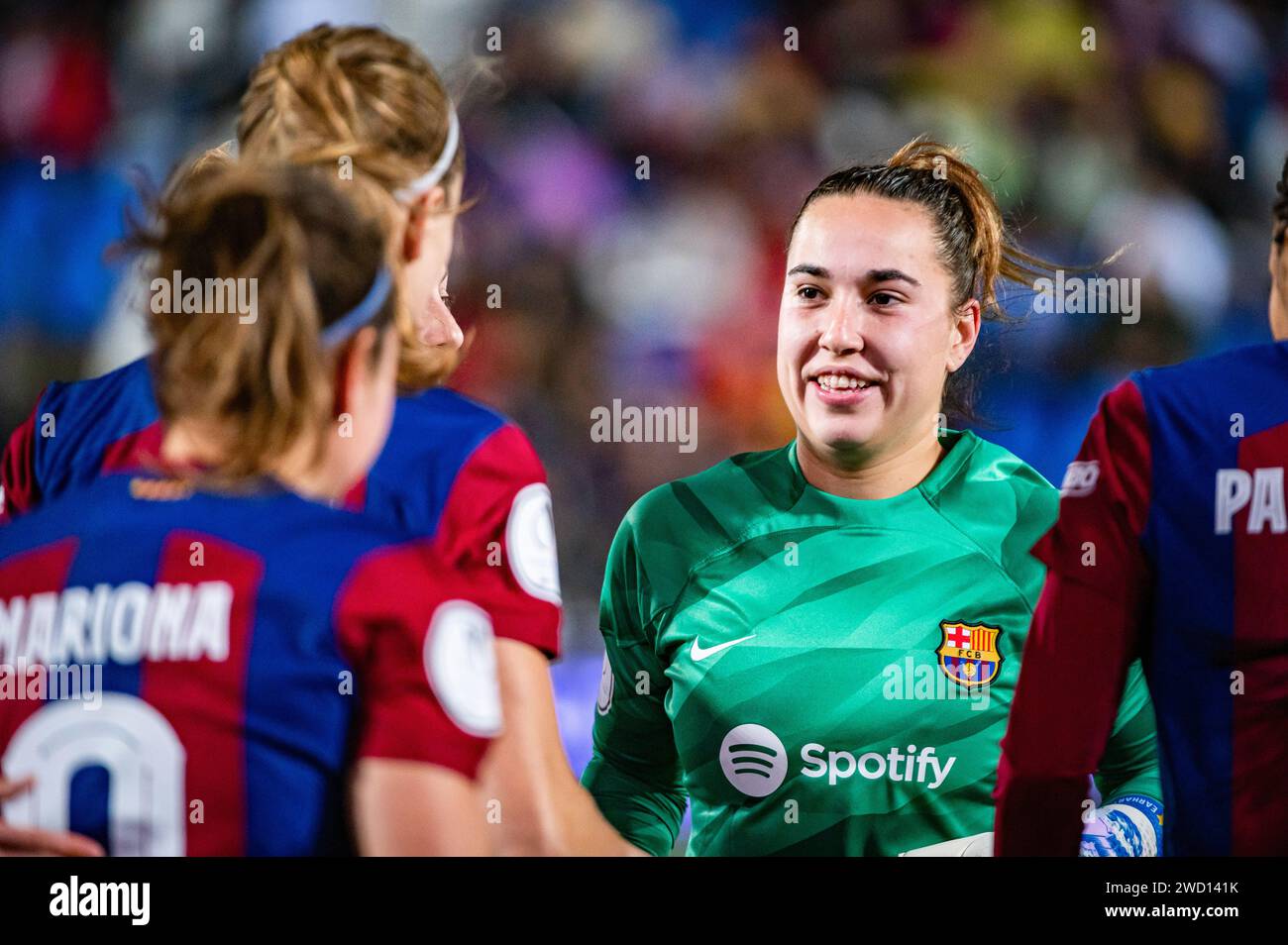 Leganes, Spain. 17th Jan, 2024. Cata Coll of Barcelona seen before the ...