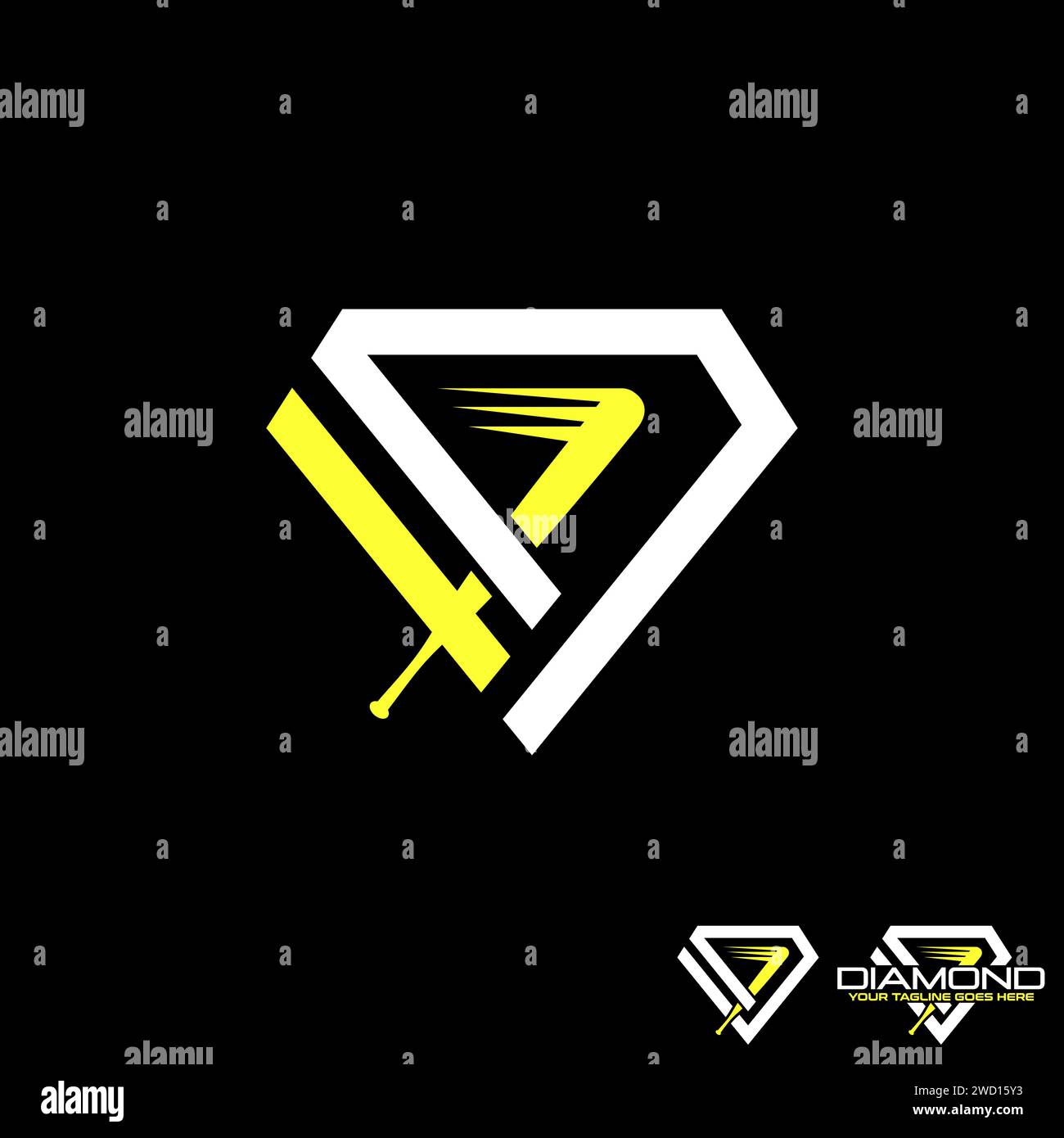 Logo design graphic concept creative premium vector sign unique stock ...