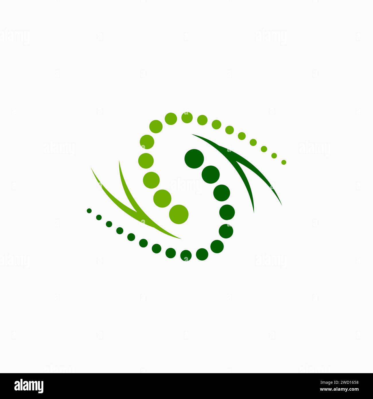 Logo design graphic concept creative premium abstract stock vector initial S font swoosh spin ...