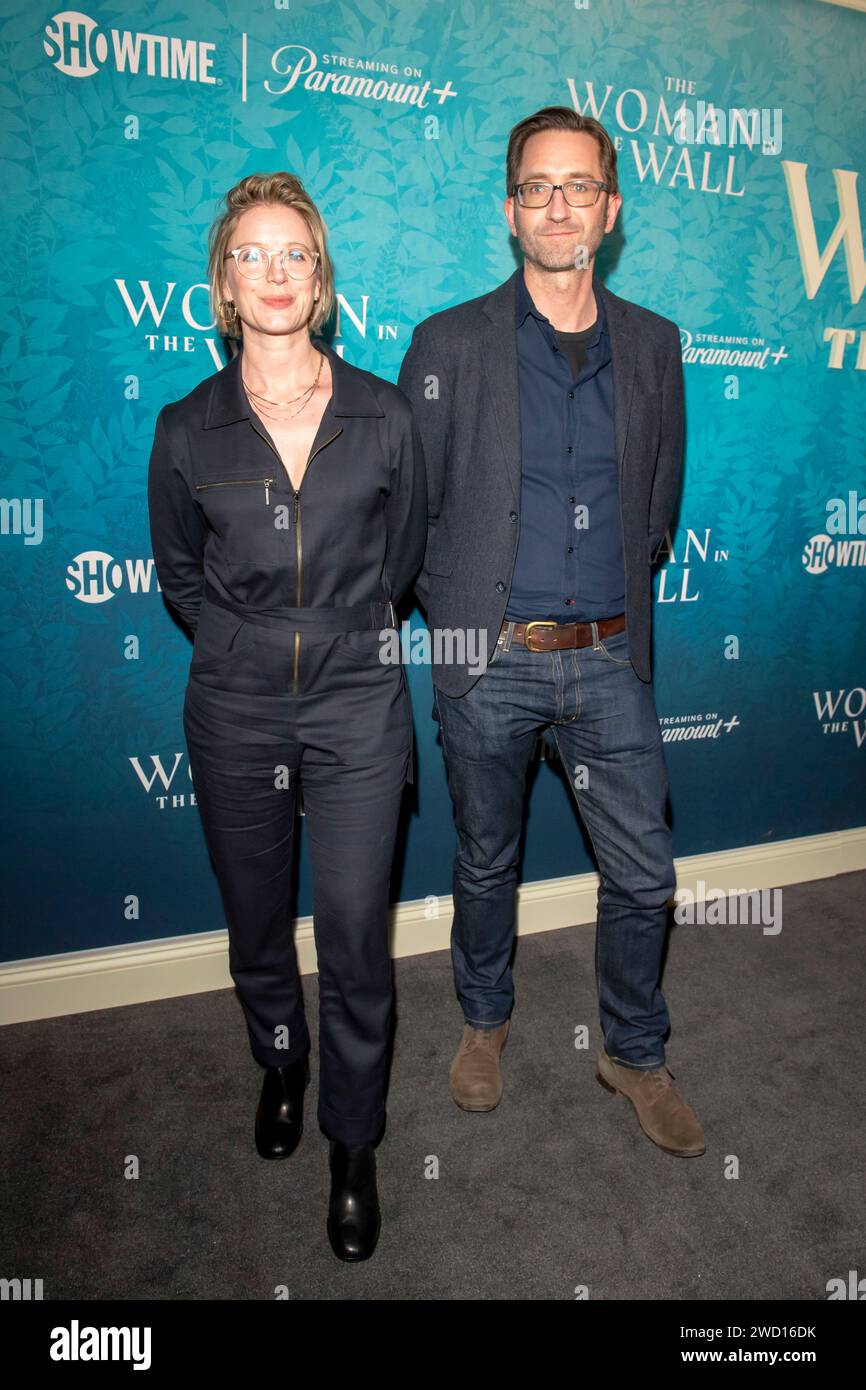 New York, United States. 17th Jan, 2024. (L-R) Harriet Creelman and ...