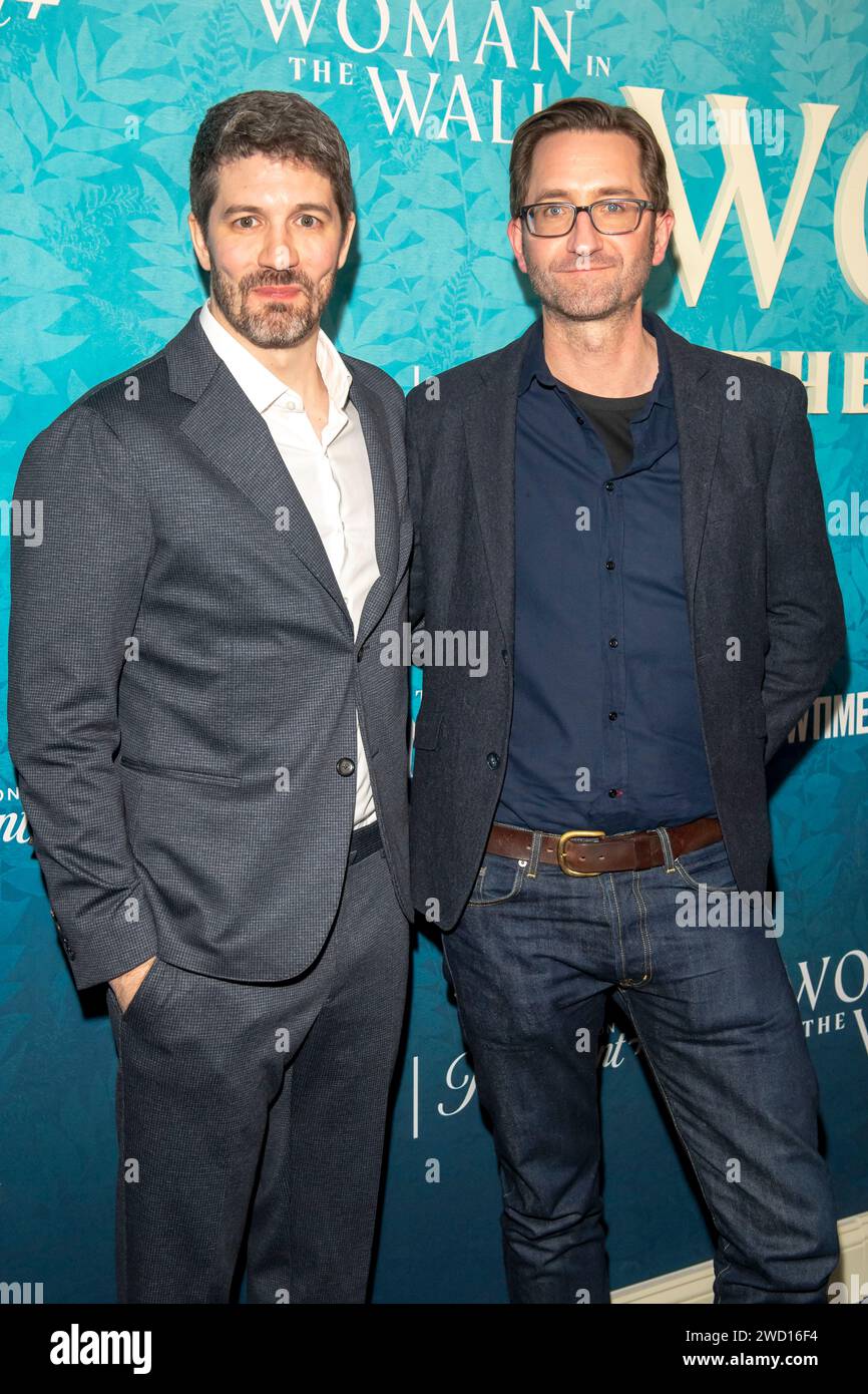 New York, United States. 17th Jan, 2024. (L-R) Joe Murtagh and Simon ...