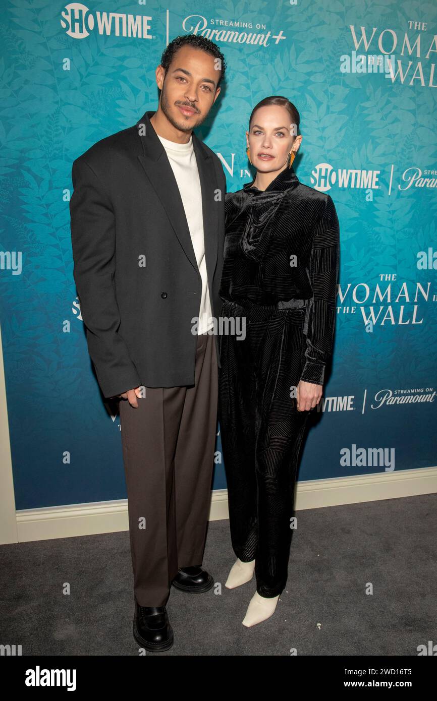 New York, United States. 17th Jan, 2024. (L-R) Daryl McCormack and Ruth ...