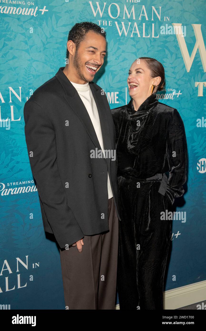 New York, United States. 17th Jan, 2024. (L-R) Daryl McCormack and Ruth ...