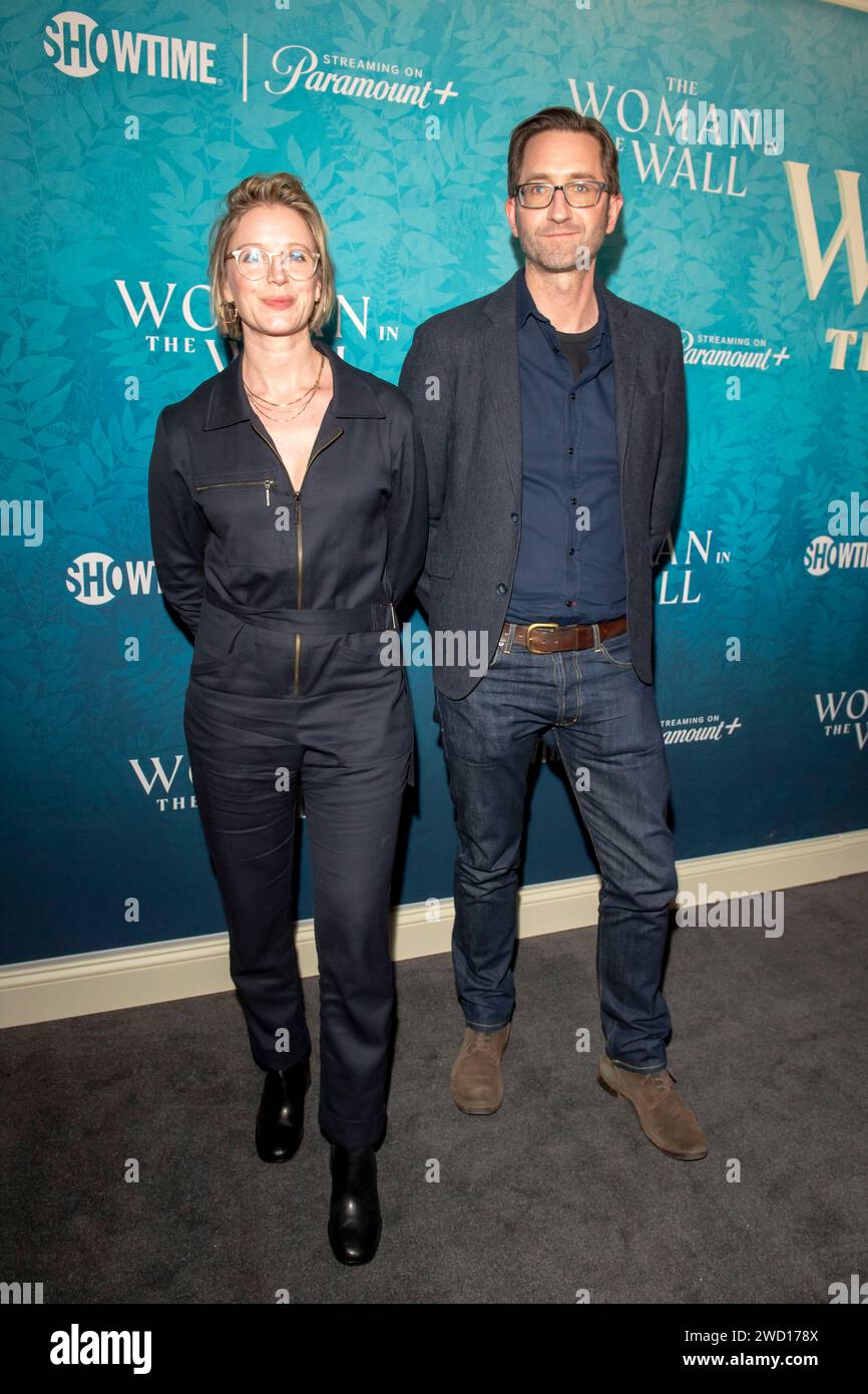 New York, United States. 17th Jan, 2024. (L-R) Harriet Creelman and ...