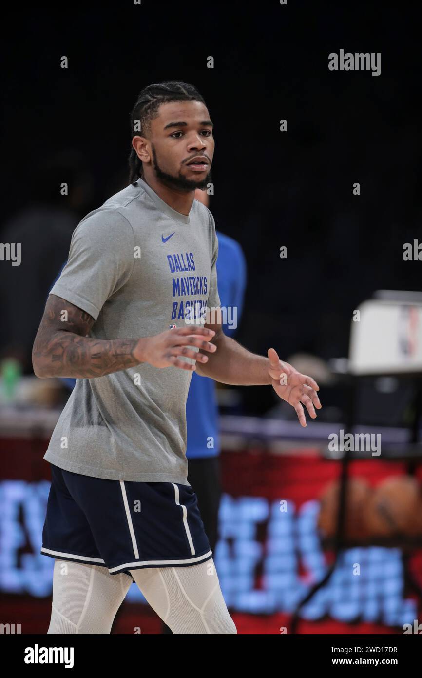 LOS ANGELES, CA - JANUARY 17: Dallas Mavericks guard Jaden Hardy (1 ...