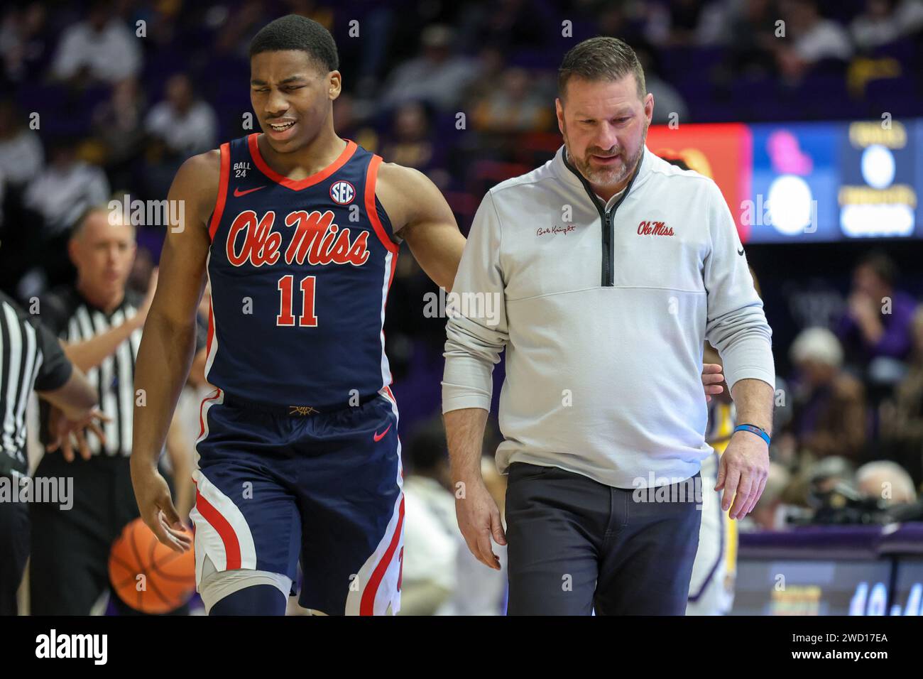 Baton Rouge, USA. 17th Jan, 2024. January 17, 2024: Ole Miss Head Coach ...