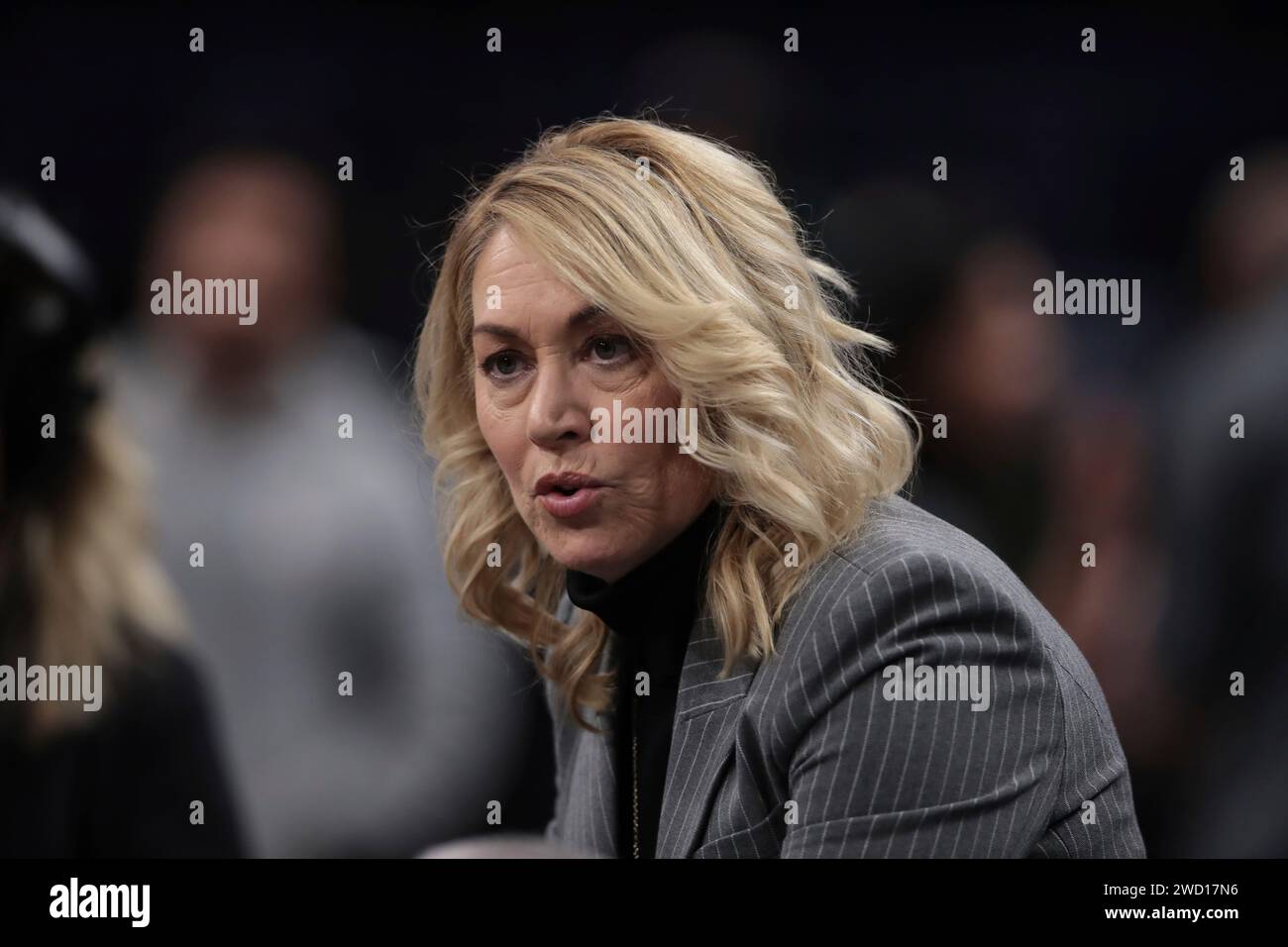 LOS ANGELES, CA - JANUARY 17: NBA analyst Doris Burke during the NBA ...