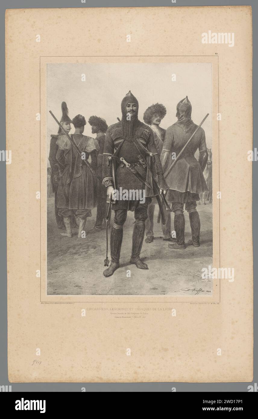Soldiers of different origins in Uniform, Denis Auguste Marie Raffet ...