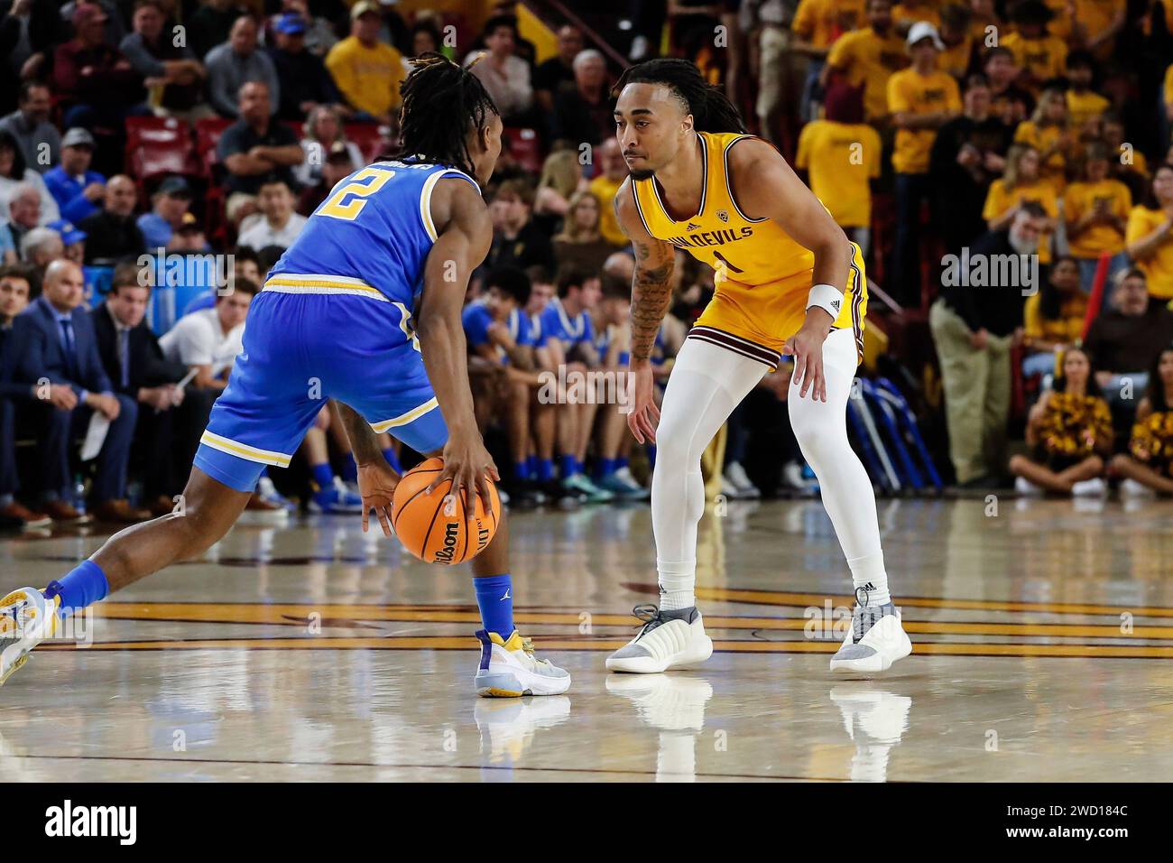 GLENDALE, AZ - JANUARY 17: Arizona State Sun Devils guard Frankie ...