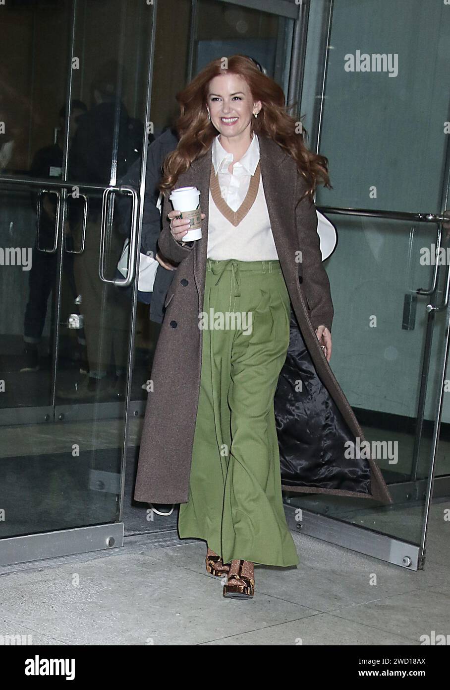 New York, NY, USA. 17th Jan, 2024. Isla Fisher seen at The Drew ...